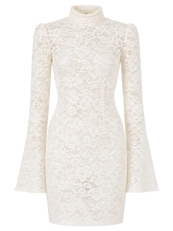MANDRAGORA Neutrals Anya Dress Ecru - Beige