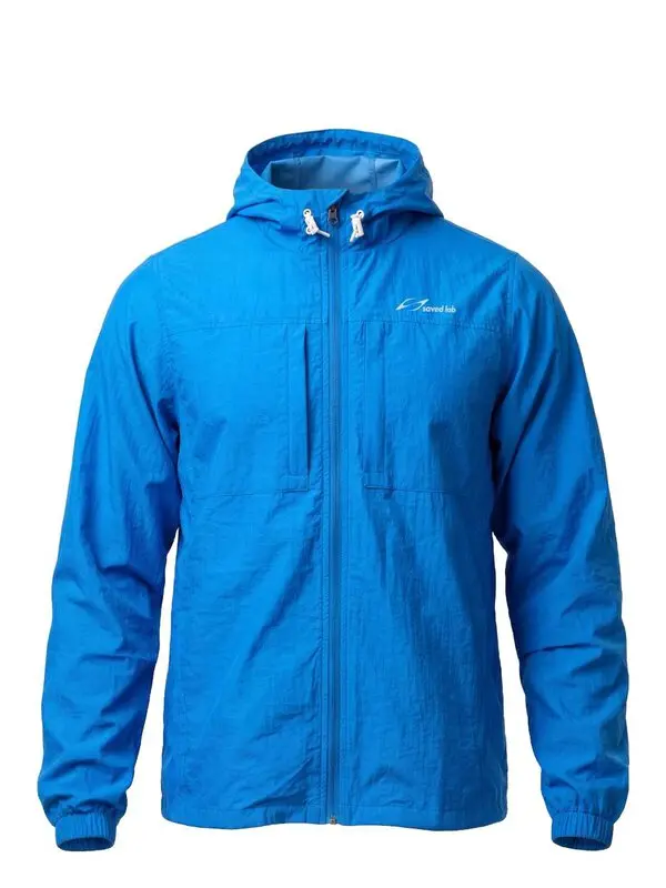 SAVED LAB Windbreaker In Sax - Blue