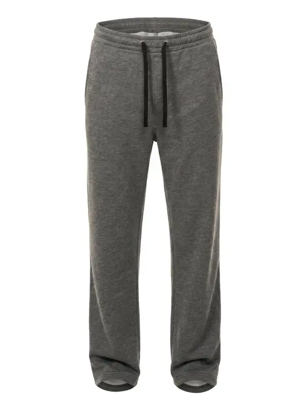 SAVED LAB Relaxed Sweatpant In Anthracite Melange - Grey