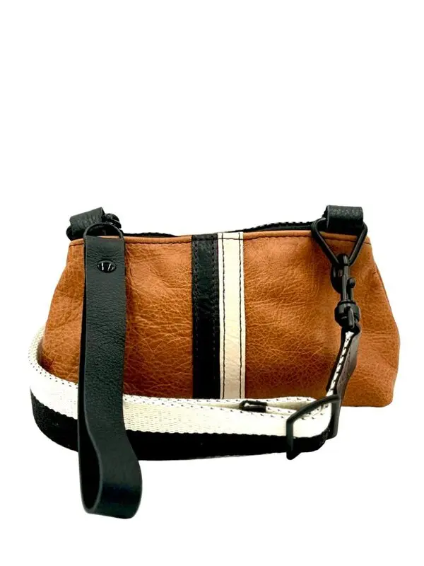 LYNN TALLERICO Darla Stadium Bag In Whiskey Leather - Brown