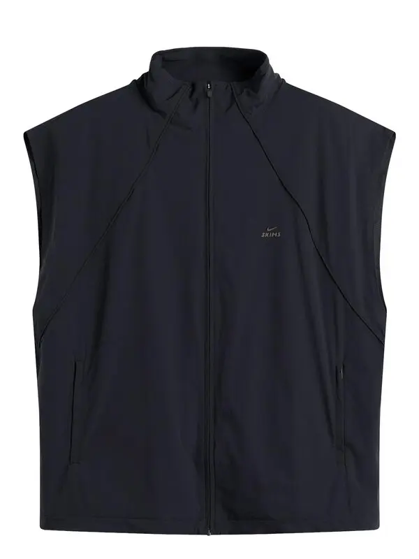 Nike X Skims Stretch Nylon Oversized Vest - Obsidian