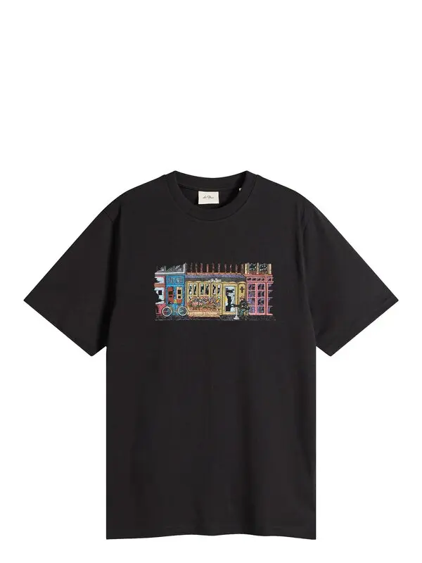 LES DEUX Market T-shirt - Black