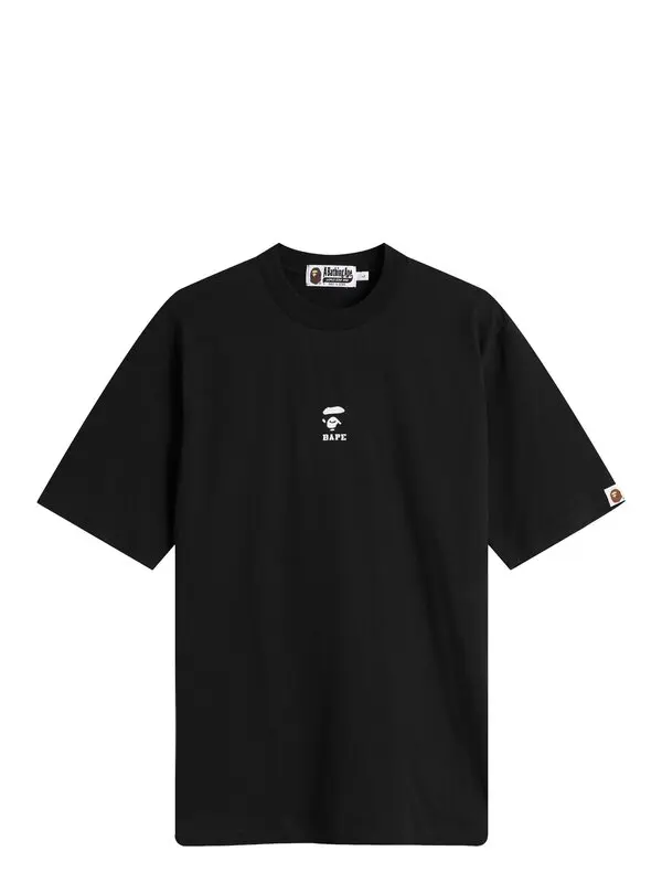 A BATHING APE Ape Face Shrunk T-shirt - Black