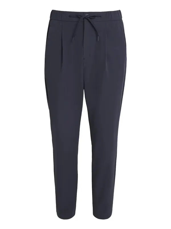 Herno Stretch Technical Drawstring Trousers - Navy