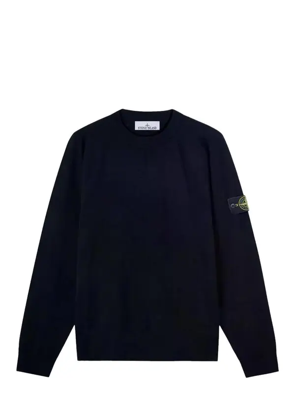 Stone Island 5100007 Rws Wool Jumper - Blue