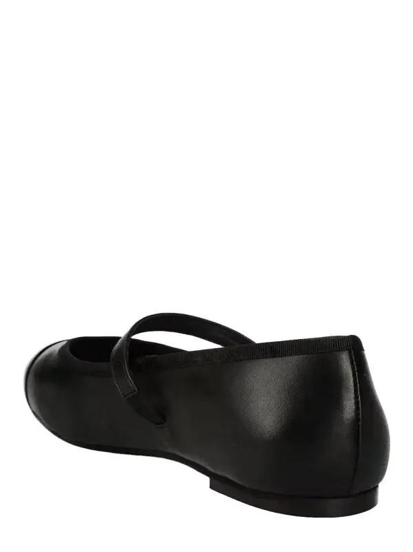 JONAK PARIS Patent-toe Cap Touch-strap Ballet Flats - Black