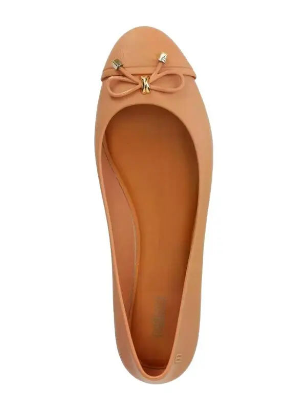 Melissa Doll Bow Detail Ballet Flats - Orange