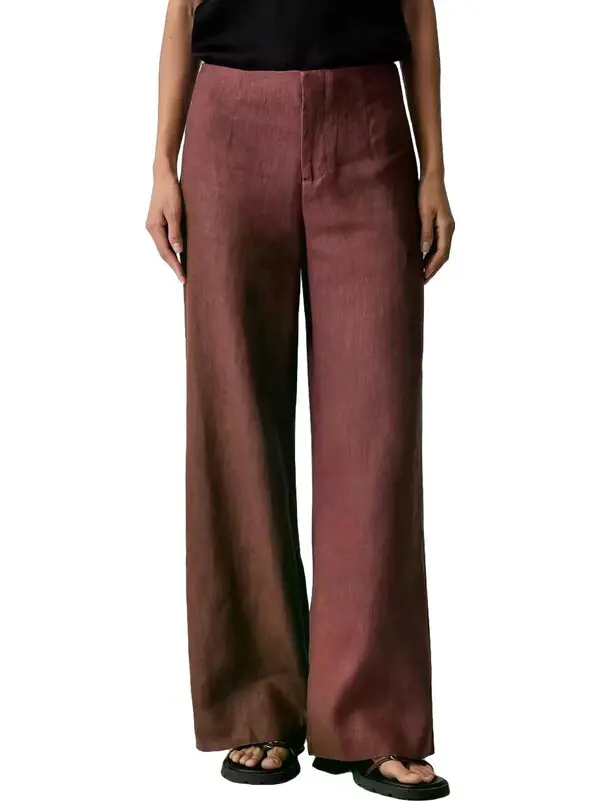Bardot Domenica" Wide-leg Trousers - Brown