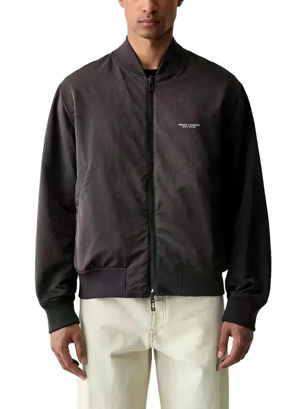 Armani Exchange Bomber Jacket - Blue