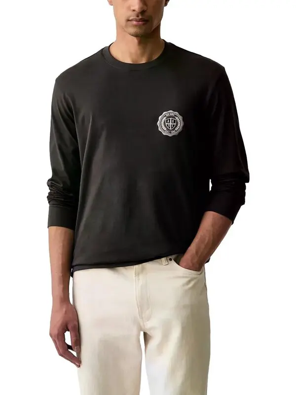Armani Exchange Logo-detail Long-sleeved T-shirt - Grey