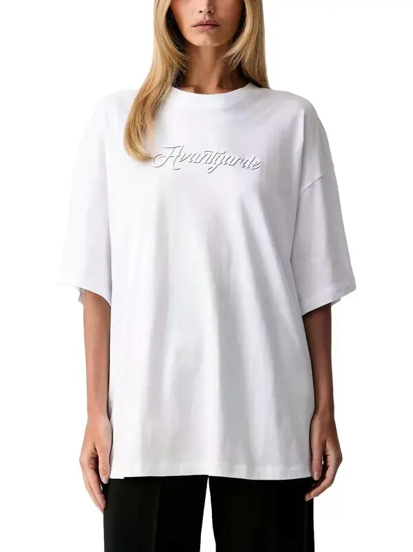 Armani Exchange Logo-print Oversized T-shirt - White