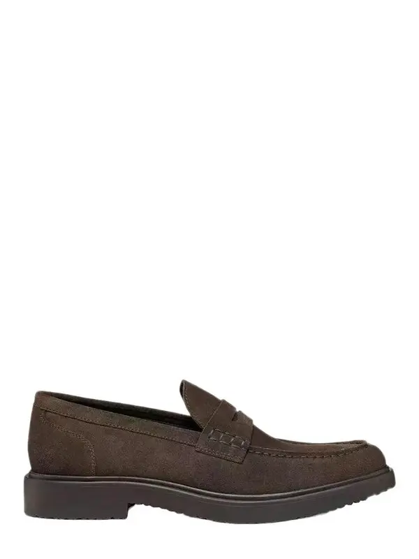 Geox Massimiano Suede Loafers - Brown
