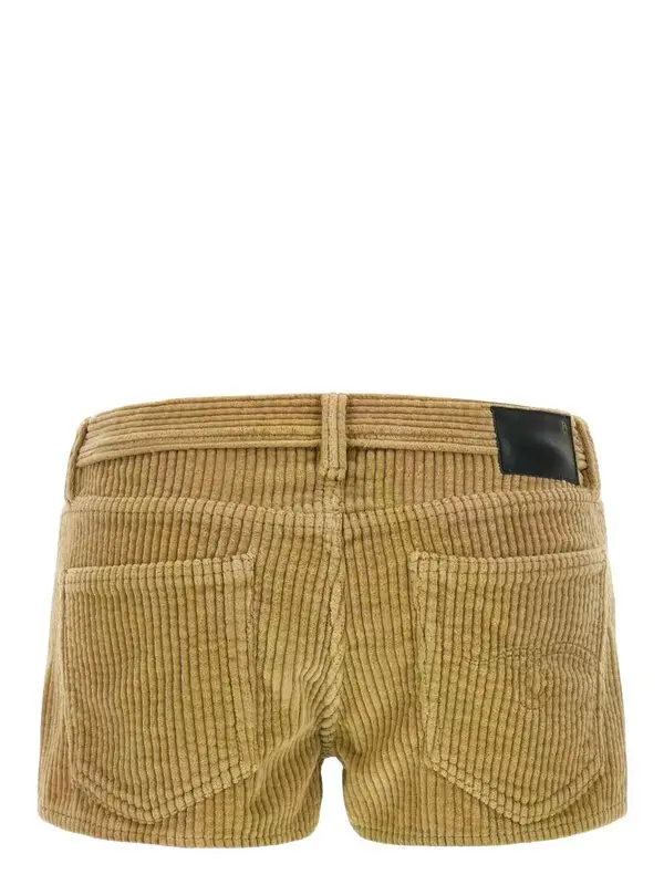R13 Effie Corduroy Shorts - Neutrals