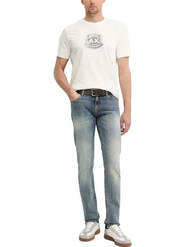 Armani Exchange Logo-print Short-sleeve T-shirt - White