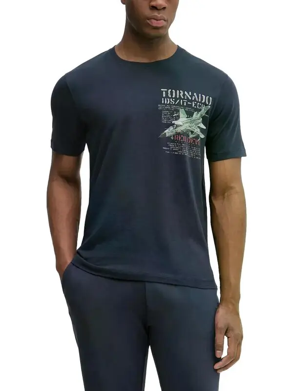 AERONAUTICA MILITARE Graphic-print T-shirt - Blue