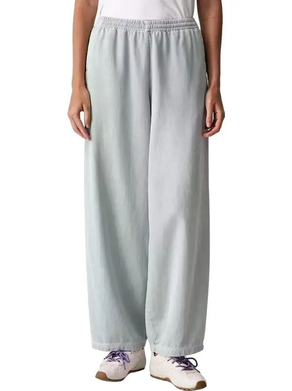 American Vintage Wide Leg Track Pants - Blue