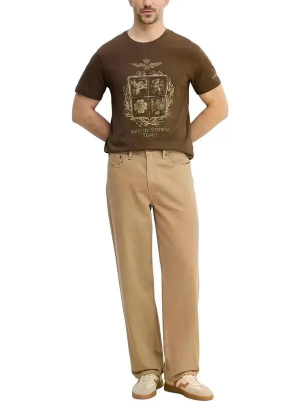 AERONAUTICA MILITARE Graphic-print T-shirt - Brown