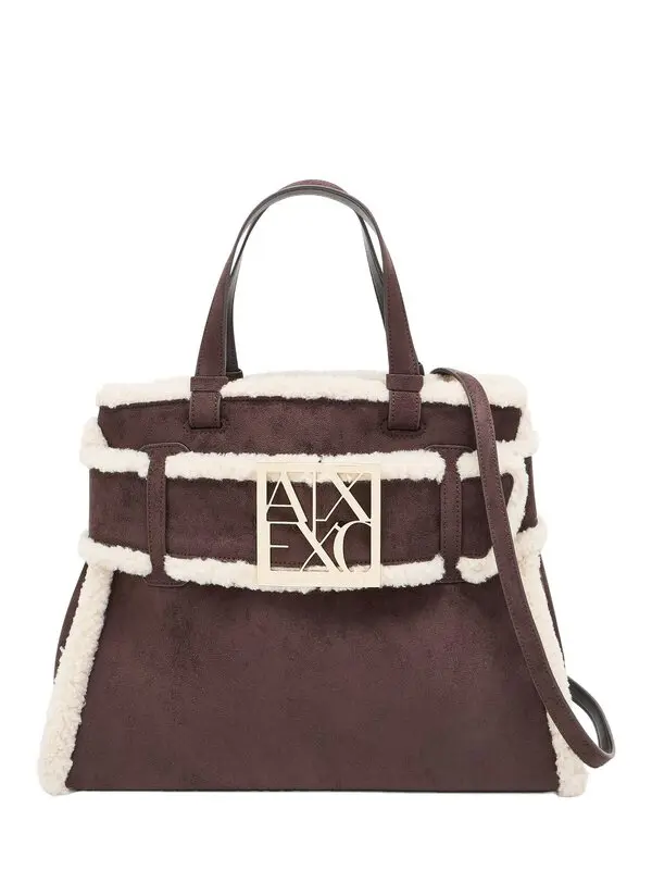 Armani Exchange Shopping Bag Soft - Brown