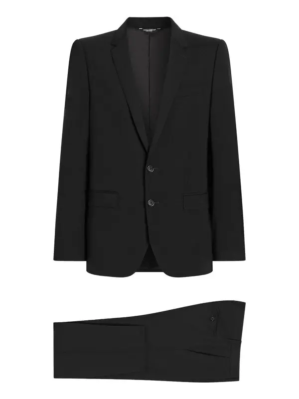 Dolce & Gabbana Abito Suits And Blazers Wool - Black