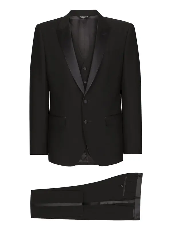 Dolce & Gabbana Abito Suits And Blazers Wool - Blue