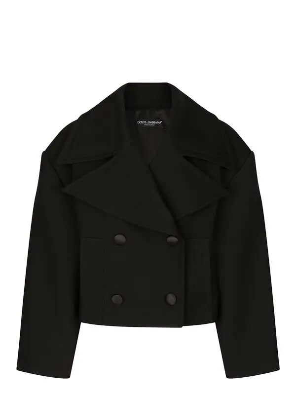 Dolce & Gabbana Giubbotto Coats And Jackets - Black
