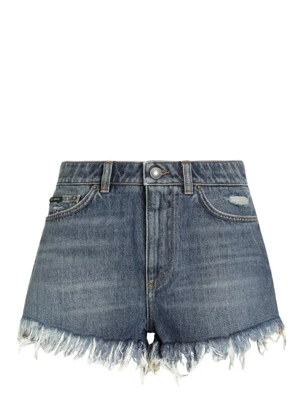 Dolce & Gabbana Denim Shorts Denim And Jeans Multi-colored - Multicolor