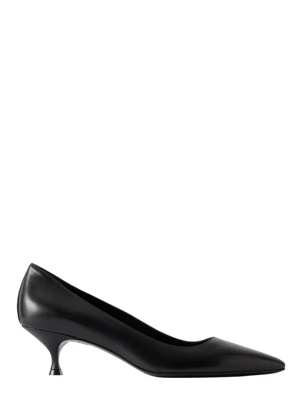 HERBERT LEVINE Pump Du Jour 50' Leather Pumps - Black