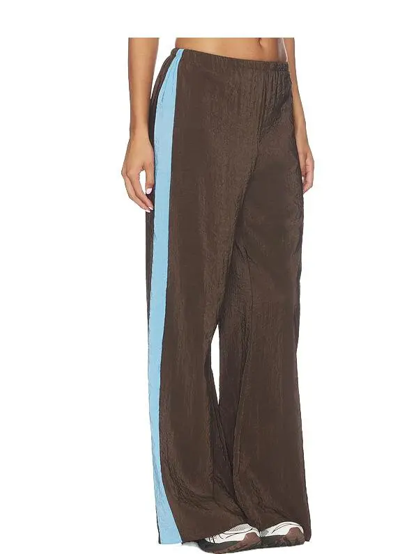 LA LIGNE Side Stripe Pant In . Also - Brown