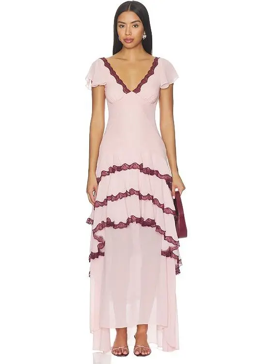 Lpa Janelle Maxi Dress In . Also - Blush