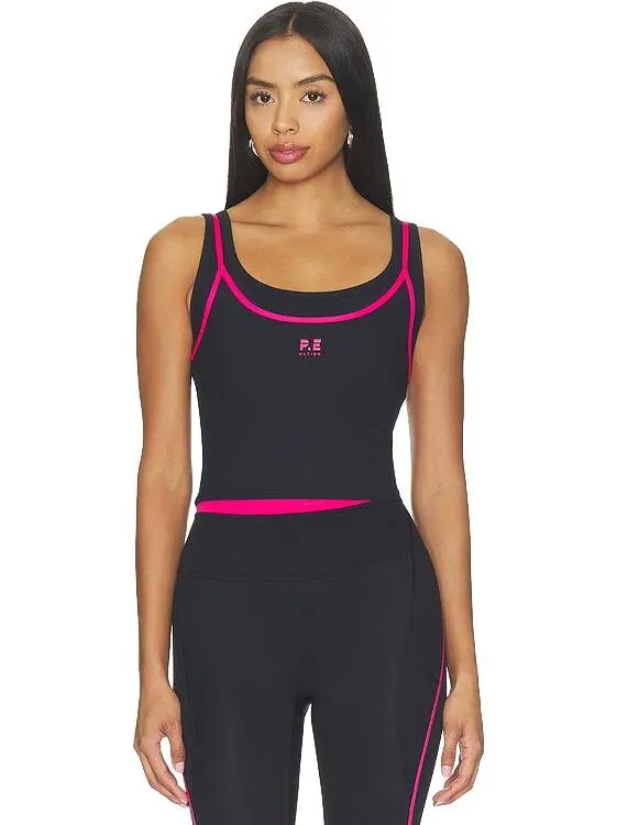 P.E Nation Forward Tank Top In . Also - Black