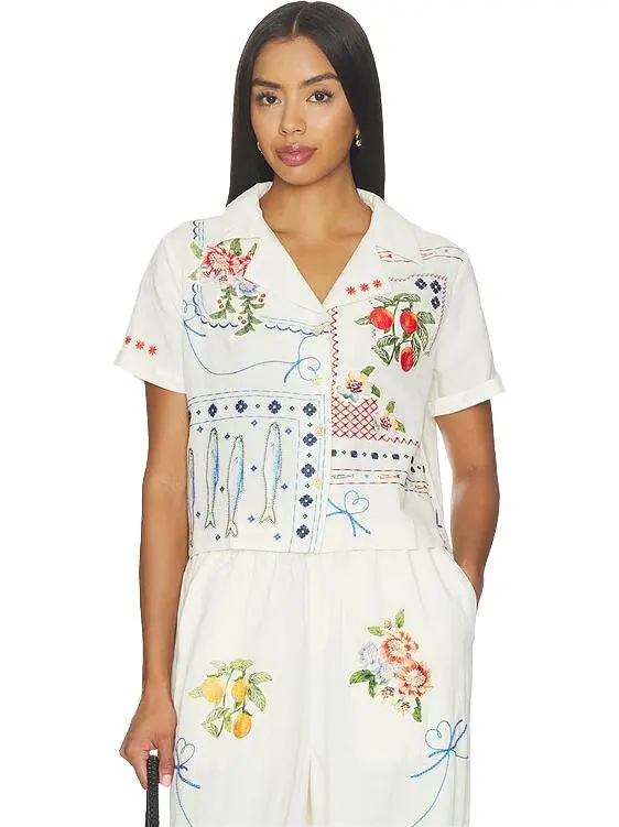 Agua Bendita Vittoria Basket Top In . Also - Multi