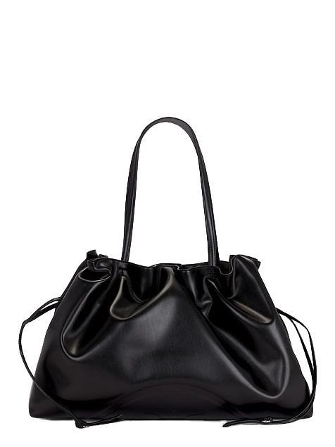 Tory Burch Ella Recycled Drawstring Tote - Black