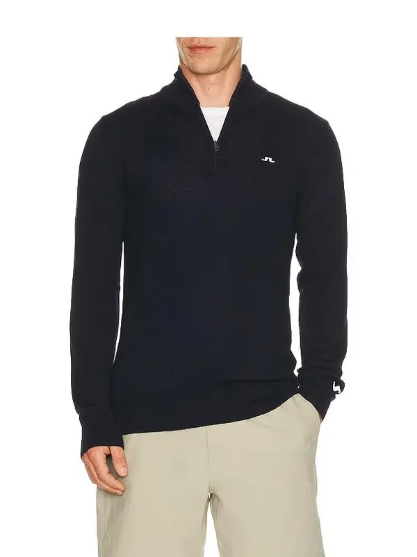 J. Lindeberg Kian Knitted Sweater In . Also - Blue