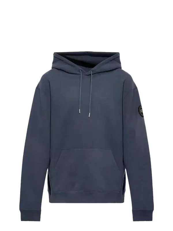 Canada Goose Loon Logo-patch Hoodie - Blue
