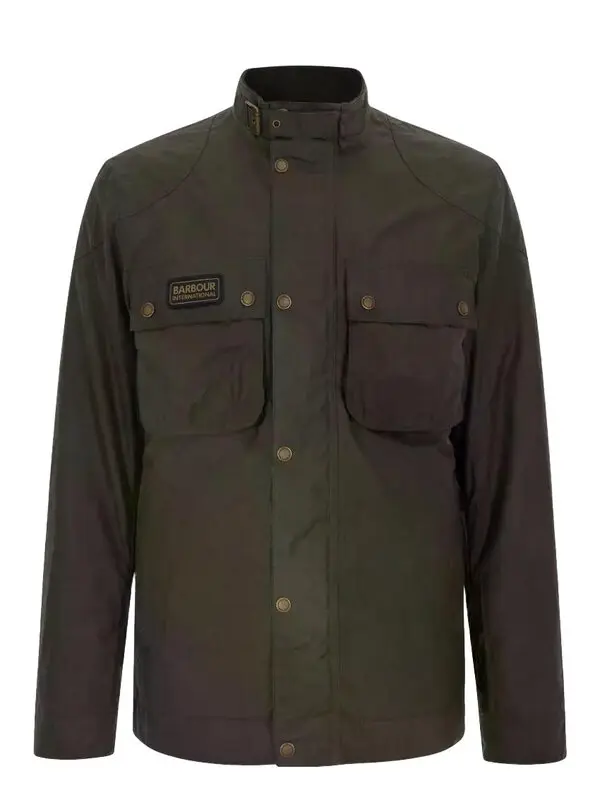 BARBOUR INTERNATIONAL Merton Waxed-cotton Jacket - Green