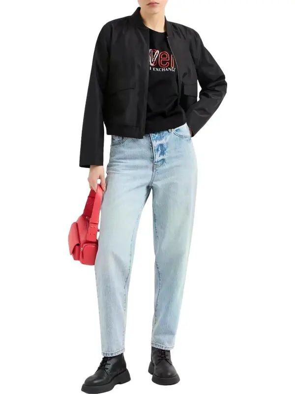 Armani Exchange Acid-wash Jeans - Blue