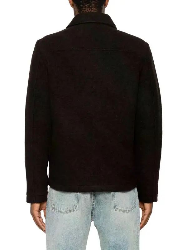 Nn07 Gael Zip-up Jacket - Brown