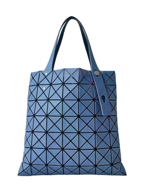 Issey Miyake Prism Denim Geometric Panelled Tote Bag - Blue