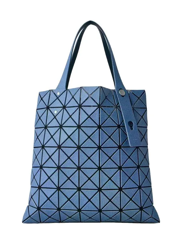 Issey Miyake Prism Denim Geometric Panelled Tote Bag - Blue