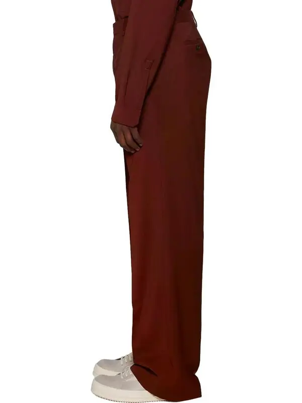 Rick Owens Tailored Trousers - Red