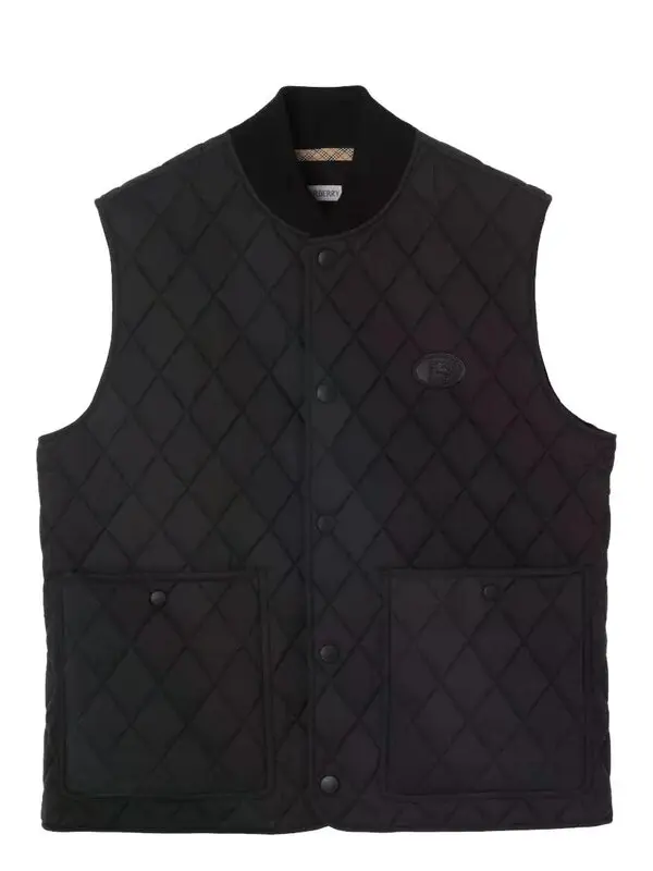 Burberry Quilted Nylon Gilet - Green