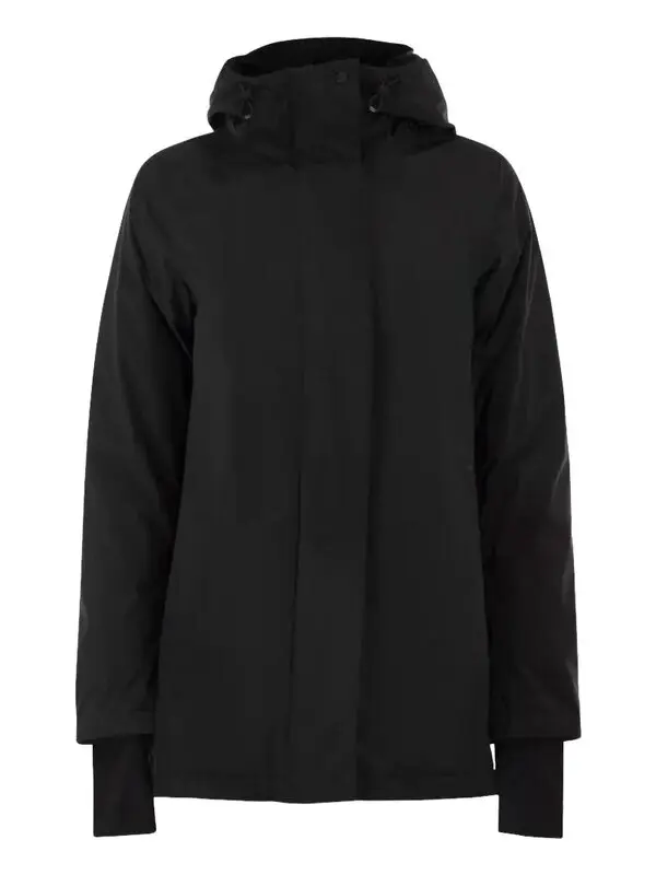 Herno A-shaped Hooded Parka - Black