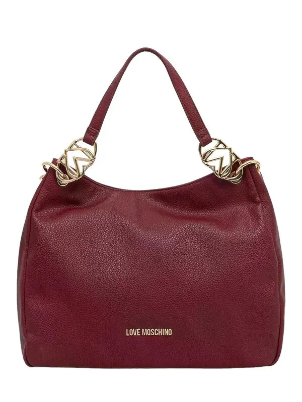 Moschino Logo-plaque Tote Bag - Red