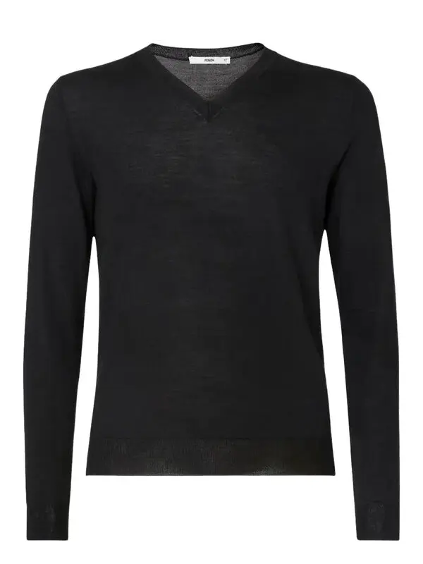 Fendi Wool Pullover - Black