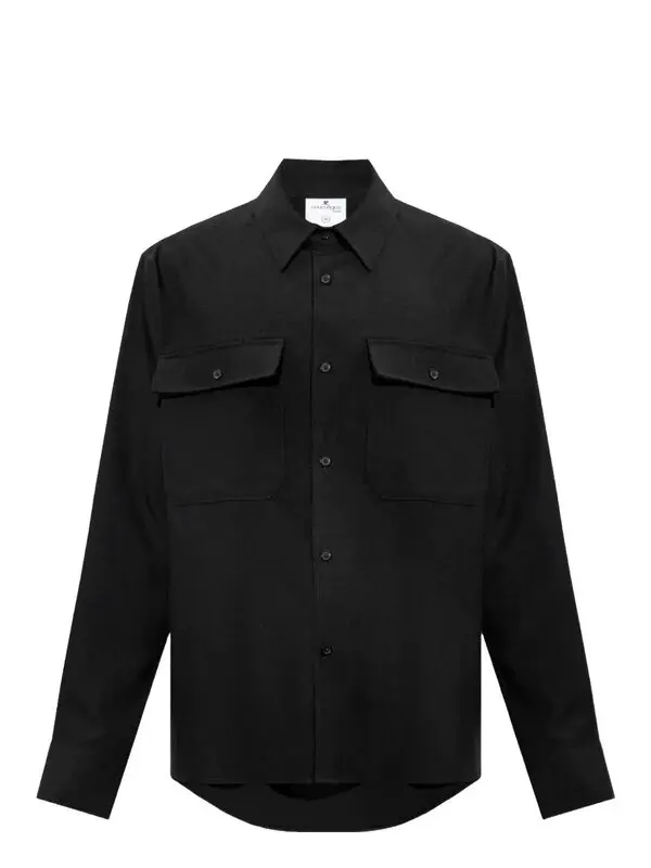 COURREGES Twill Workwear Shirt - Black