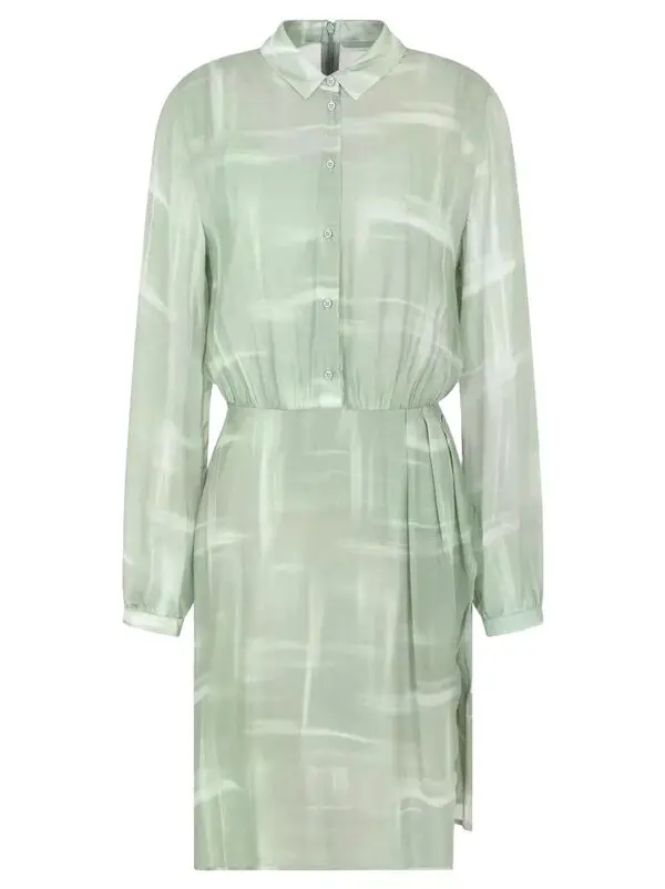 Armani Exchange Long-sleeve Mini Dress - Green
