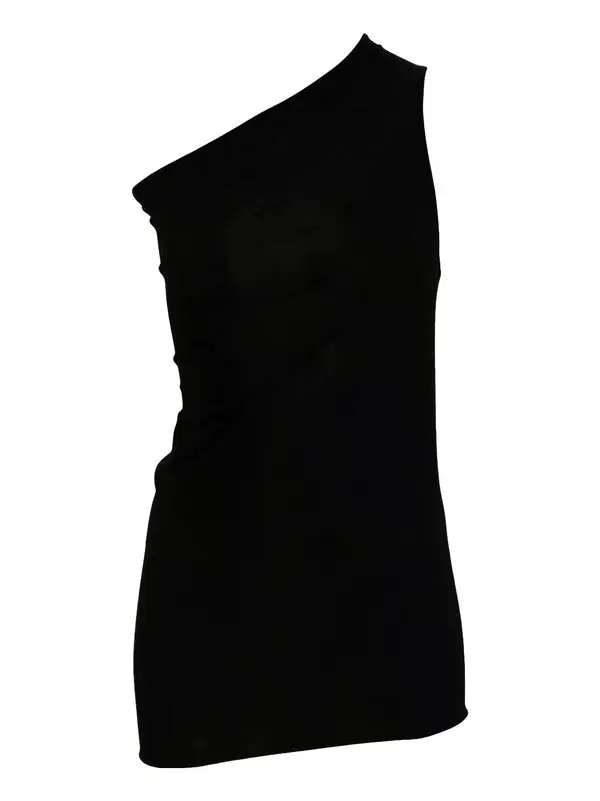 Rick Owens Athena T Asymmetric Top - Black