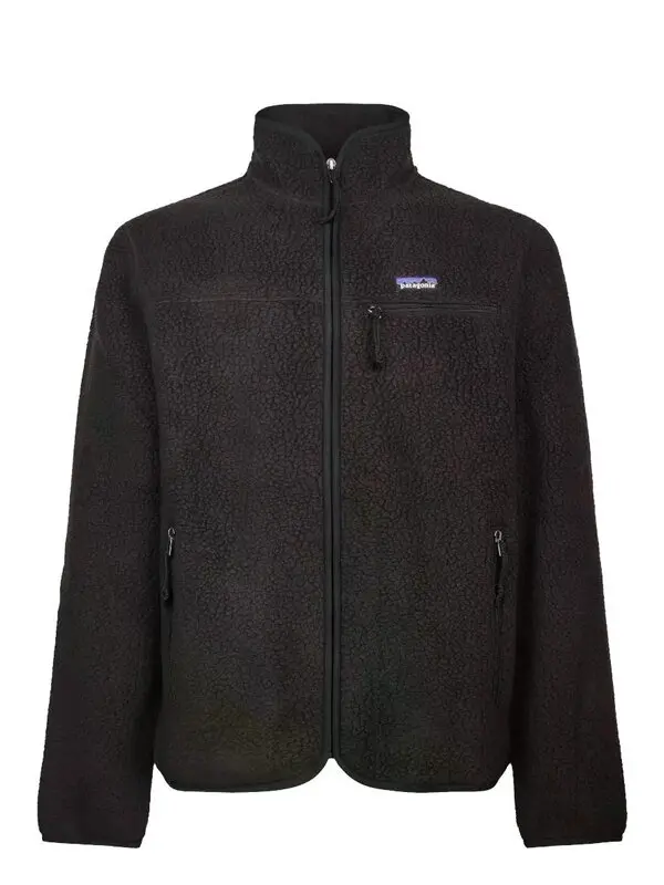 Patagonia Retro Pile Zip-up Fleece Jacket - Black