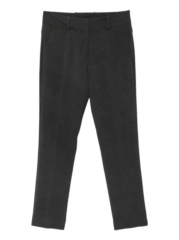 ROSSO 35 Belt-loop Trousers - Black