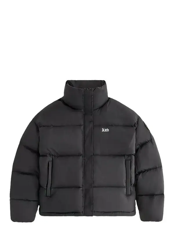 Kith Wynne Logo-print Puffer Jacket - Black
